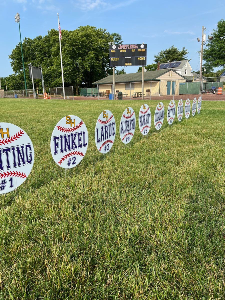 Baseball Custom Game Day Sign – Everything Done To A T